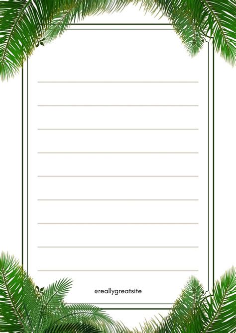 Blank Page For Notes Template Desain Catatan Kosong A4