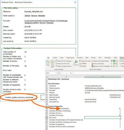 Metadata In Excel Methods Of How To See And Remove All Meta Data