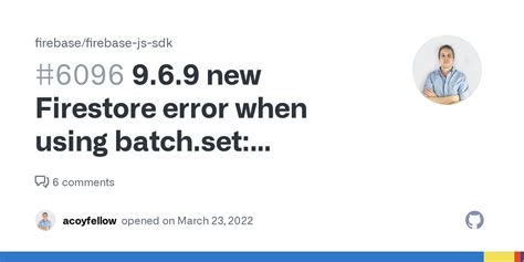 969 New Firestore Error When Using T Typeerror Cannot Read Properties Of Undefined