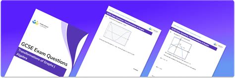 Transformations Of Graphs Exam Questions Gcse Maths Free