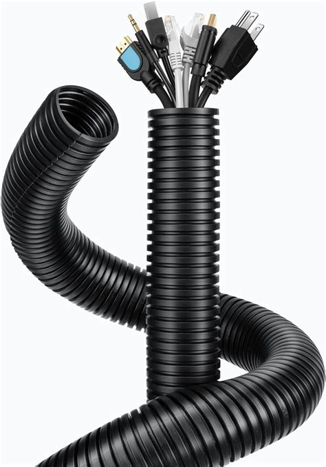 Wire Loom 58 Inch 10ft Yclyc Split Loom Outdoor Cord