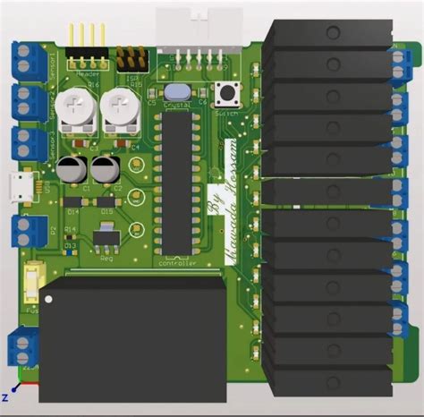 Altiumdesigner Pcbdesign Embeddedsystems Arduino Atmega Solidstaterelays Electronics