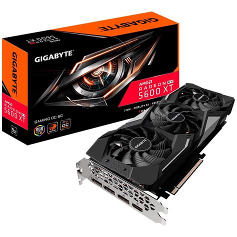 Placa De Vídeo Gigabyte Amd Radeon Rx 5600 Xt Gaming Oc 6gb Gddr6 Império Teixeira