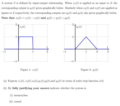 Solved A System S Is Defined By Input Output Relationship