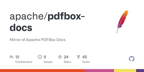 Github Apachepdfbox Docs Mirror Of Apache Pdfbox Docs