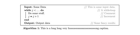Latex Algorithm Caption No Number
