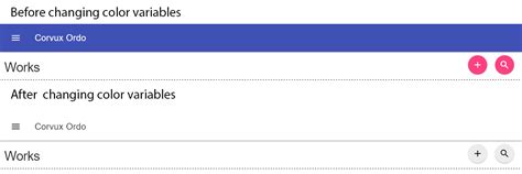 Css Changing Theme Colors Of Material Design Lite In Scss Stack