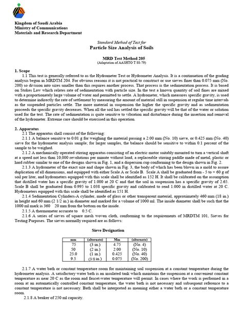 Mrd Test Method 205 Pdf