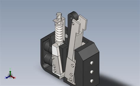 OX 210A渐进式安全钳 OX 210 SOLIDWORKS 2018 模型图纸下载 懒石网