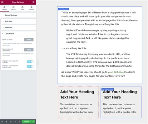 Style Kits Docs How To Highlight Elements With Custom Css Andor