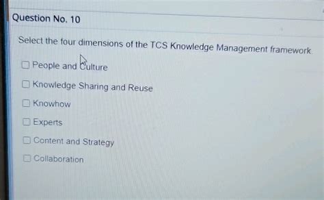 Question No 10 Select The Four Dimensions Of StudyX