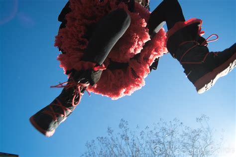 Never A Dull Moment — Jumping Cosplay Ruby Rose From Rwby Cosplayer