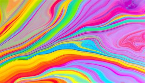 Colorful Abstract Swirls And Fluid Art For Dynamic Backgrounds Stock Illustration Illustration