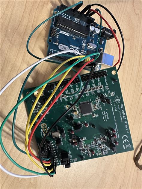 Ads1299eegfe Pdk Powering And Communication Of Ads1299fe Daughter Board With Arduino Data