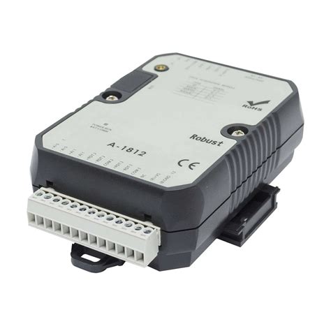 Analog Remote Io Module With 4ai 2ao 2di Modbus Tcp Ethernet Port A