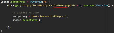 Membuat CRUD Dengan AngularJS Dan PHP Part 3