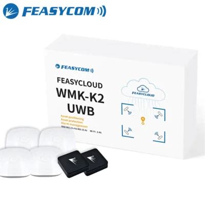 Feasycom Iot Wireless Precise Localization Asset Tracking Uwb Tracker With Bluetooth Gateway