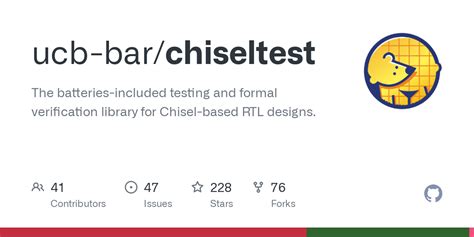 GitHub Ucb Bar Chiseltest The Batteries Included Testing And Formal