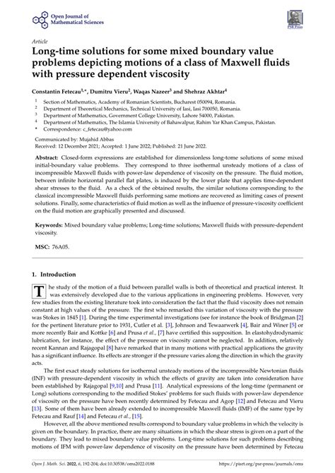 pdf long time solutions for some mixed boundary value problems