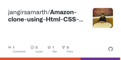 Github Jangirsamarthamazon Clone Using Html Css And Java Script