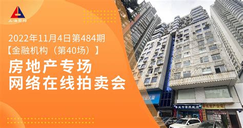 “上海国拍2022年第484期”11月4日【金融机构（第40场）】房地产专场网络在线拍卖会
