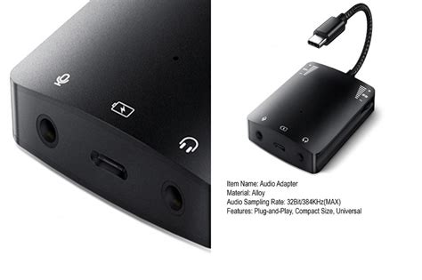 [fm] Audio Sound Converter Universal Audio Adapter High Speed Audio Interface Adapter For Live