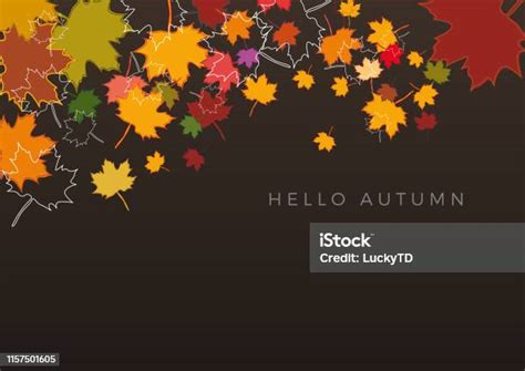 가을 세일 배경 레이아웃은 가을의 단풍으로 장식 포스터 및 프레임 전단지 또는 웹 배너 벡터 템플릿입니다 10월에 대한 스톡 벡터 아트 및 기타 이미지 Istock