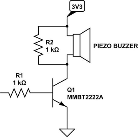 Understand The Circuit Of A Buzzer With A Schematic Diagram