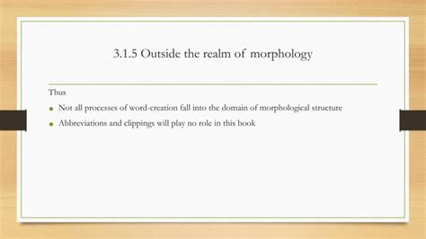 morphological rules sarah saneei pdf