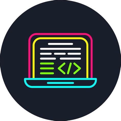 Coding Line Multi Color Design Vector Art At Vecteezy