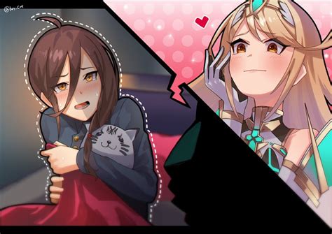 Mythra And Morag Ladair Xenoblade Chronicles And More Drawn By Hey Cre Danbooru