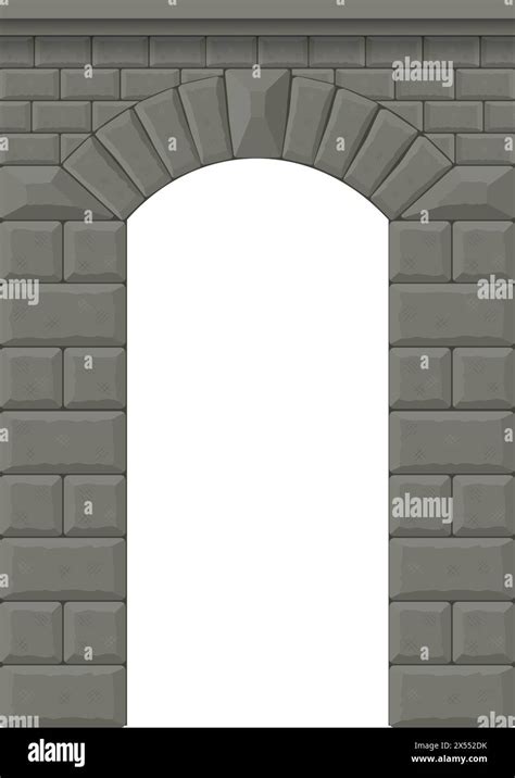 Classic Facade With Arch In A Classic Style Stock Vector Image And Art Alamy