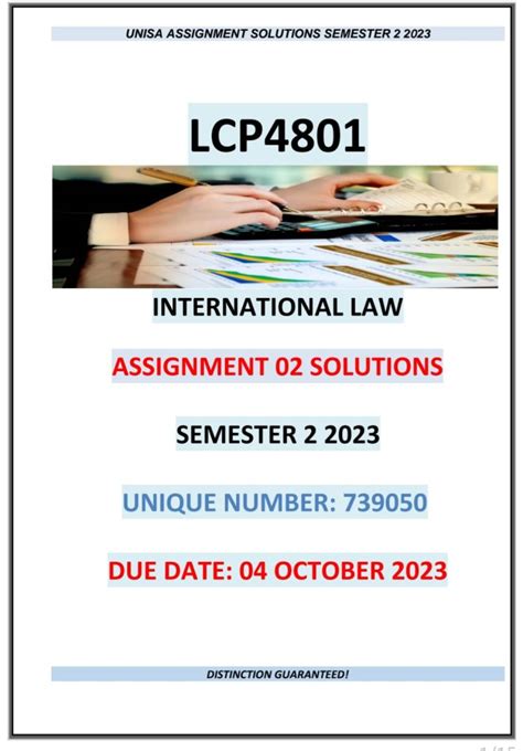 LCP4801 ASSIGNMENT 02 MEMO SEMESTER 2 2023 StudyPass