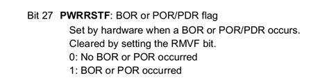 Solved Identifying Bor Brown Out Reset Specifically In Stmicroelectronics Community