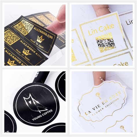 사용자 지정 투명 로고 스티커 Pvc 병 스티커 Qr 코드 상표 뜨거운 결혼 스티커 사용자 지정 사용자 지정 인쇄 하오툴즈