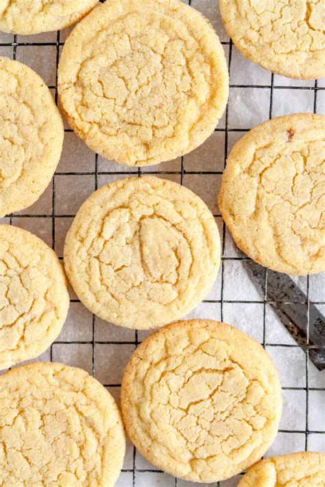 Soft And Chewy Classic Vanilla Cookies Cloudy Kitchen