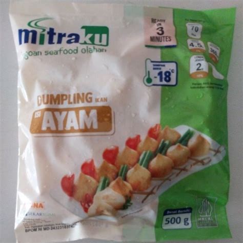 Jual Dumpling Ayam Mitraku 500g Shopee Indonesia