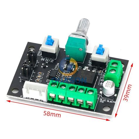 DC 12V 24V Stepper Motor ตวควบคมความเรว PWM PULSE สญญาณกำเนดโมดล Lazada co th