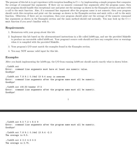 The Purpose Of This Lab Is To Get Experience With Chegg