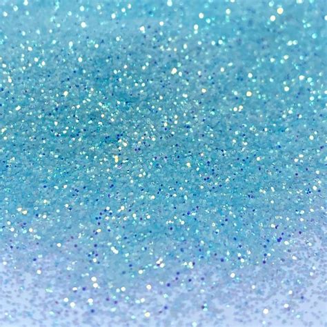 Sky Blue Fine Glitter Cosmetic Solvent Resistant Glitter For Tumblers Polyester Nail Art