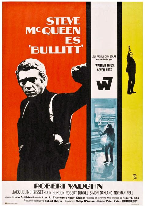 Bullit (1968) de Peter Yates - tt0062765 | Movie posters, Steve mcqueen ...