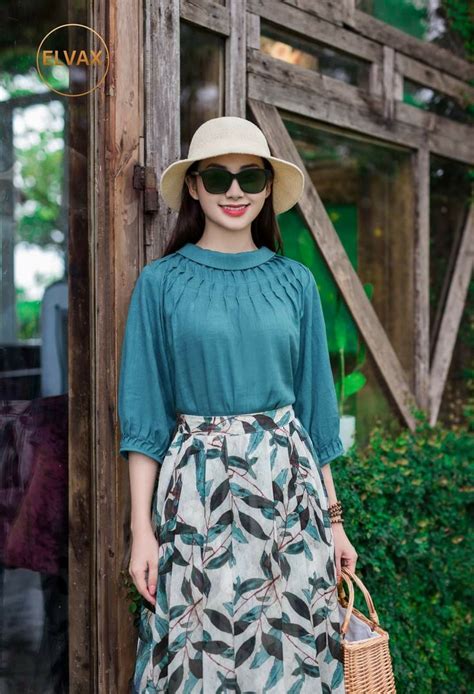 Ghim Của Wai Wai Myint Trên Blouse Thời Trang Trang Phục Nữ Áo Sơ Mi