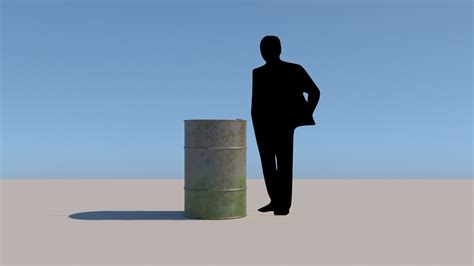 3d Metal Rust Barrel Turbosquid 2010964