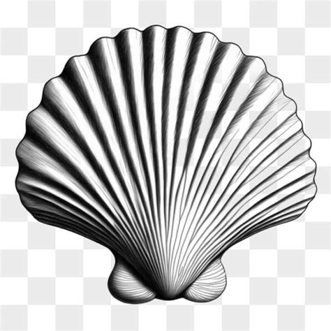 Download Scallop Shell Drawing Sketches Online Creative Fabrica