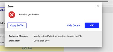 Vault Error You Have Insufficient Permissions To Open The File Community Aras Community