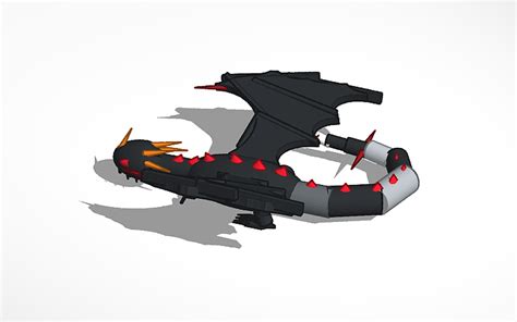 3d Design Dark Wing Tinkercad