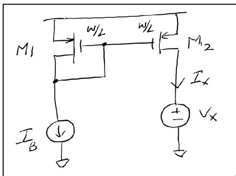 Solved Problem 4 Consider The Pmos Current Mirror Circuit