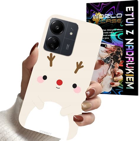 ETUI CASE DO XIAOMI REDMI 13C ŚWIĄTECZNE WZORY RENIFER MIKOŁAJ ŚWIĘTA WORLD CASE Sklep
