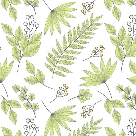 Leaf Stem Pattern Images Free Download On Freepik