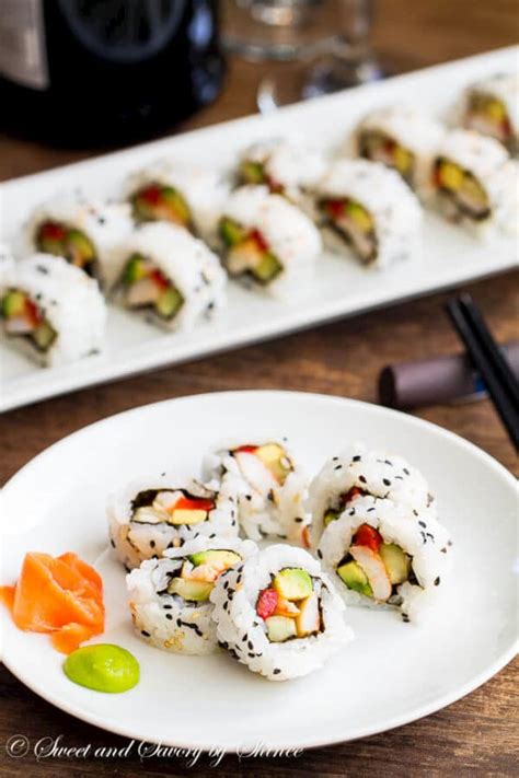 Homemade Sushi Rolls ~sweet And Savory